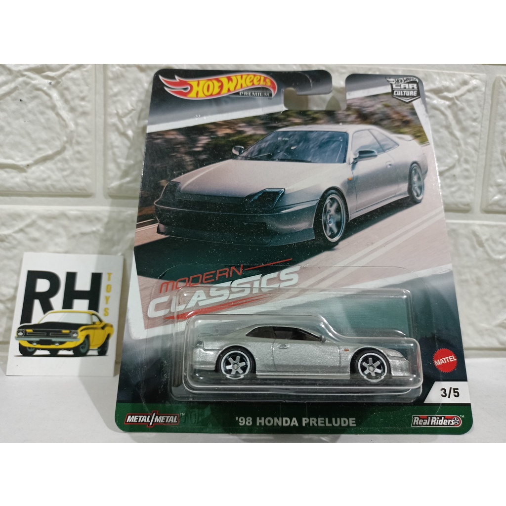 Jual Hot Wheels 98 Honda Prelude Modern Classics Premium Ban karet ...