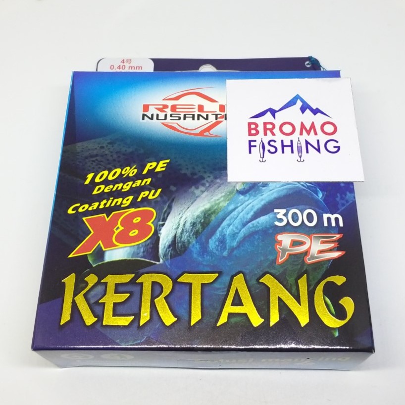 Jual PE RELIX NUSANTARA KERTANG X8 300 M / meter benang senar braid x 8 | Shopee Indonesia