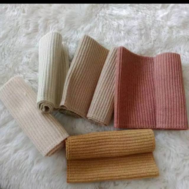 Jual Ciput rajut premium bandana inner rajut premium polos | Shopee ...