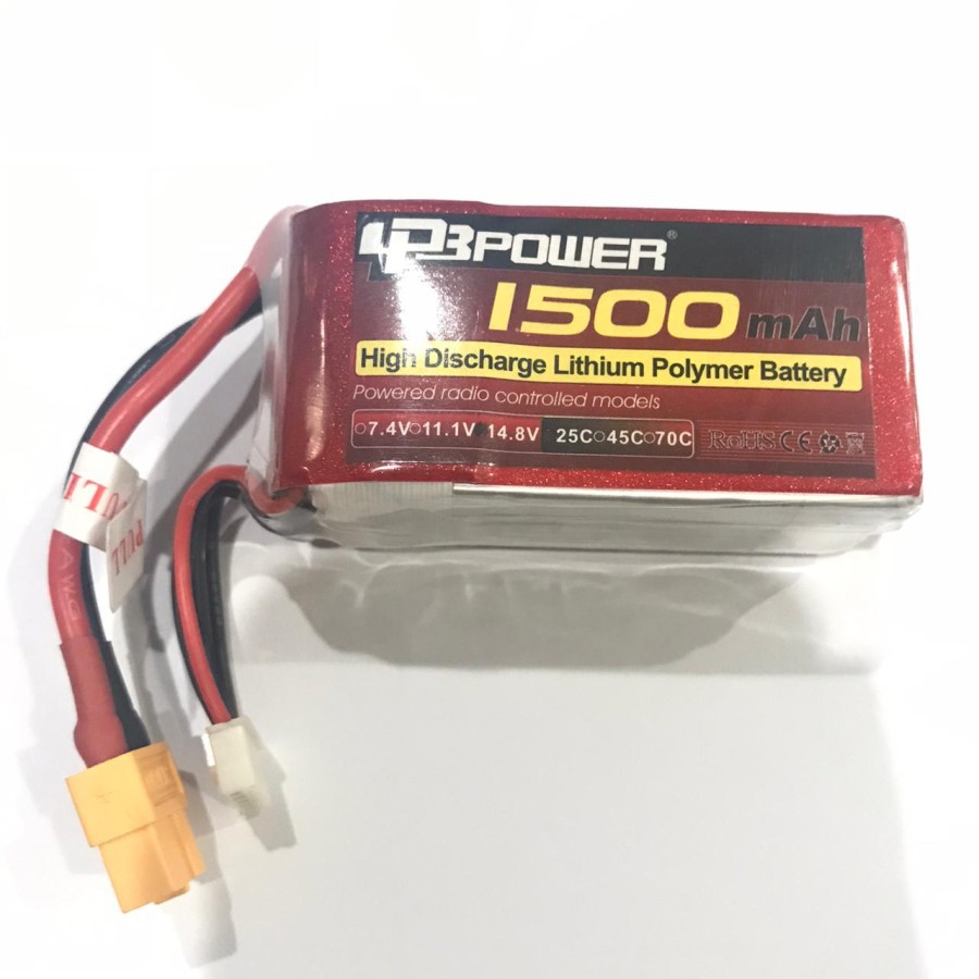 Jual Lipo 4S 4Sel LPB 1500mah 4S 25C Lipo Baterai Battery | Shopee ...