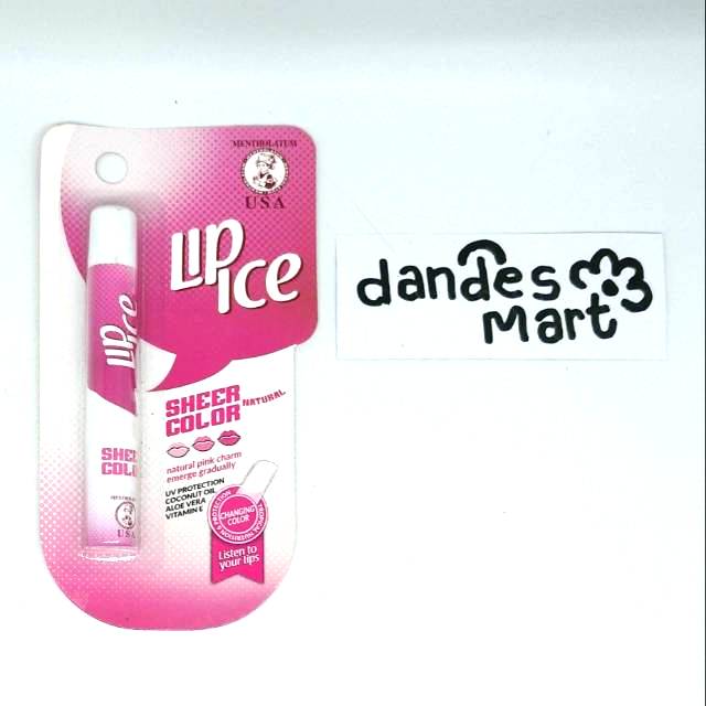 Jual Lip Ice Sheer Color Natural 2.2g | Shopee Indonesia