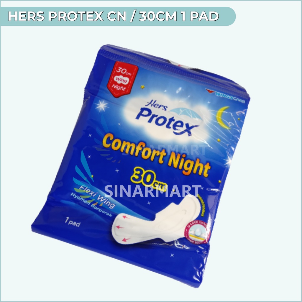 Jual PEMBALUT HERS PROTEX NIGHT SACHET / RENCENG ISI 1 PADS / 30CM ...