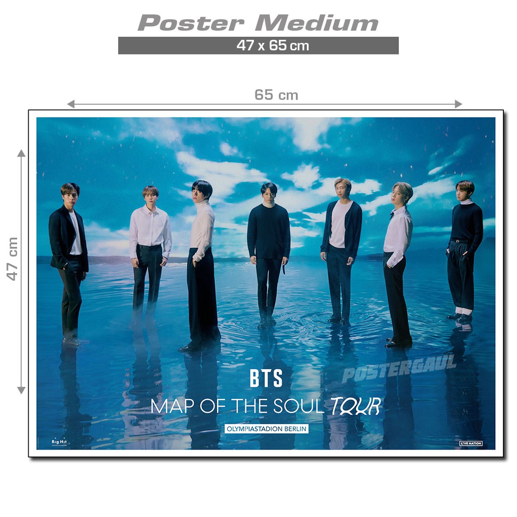 Jual Poster Medium BTS : MAP OF THE SOUL TOUR AT OLYMPIASTADION BERLIN ...