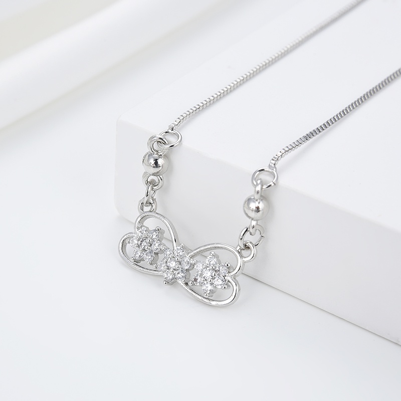 Jual HYL JEWELRY Kalung Titanium Rantai Emas Putih Perhiasan perak ...