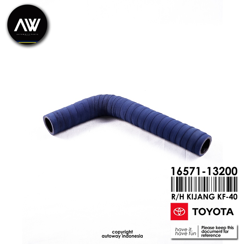 Jual Selang Radiator KF 40 Kijang Super ( warna biru ) | Shopee Indonesia