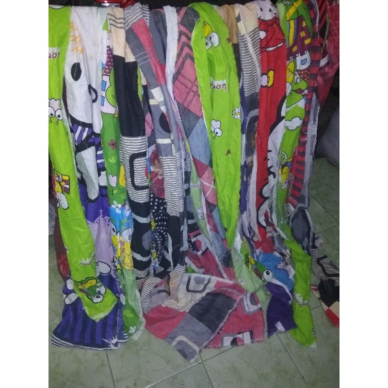Jual Kain perca sisa potongan sprei polymicro | Shopee Indonesia