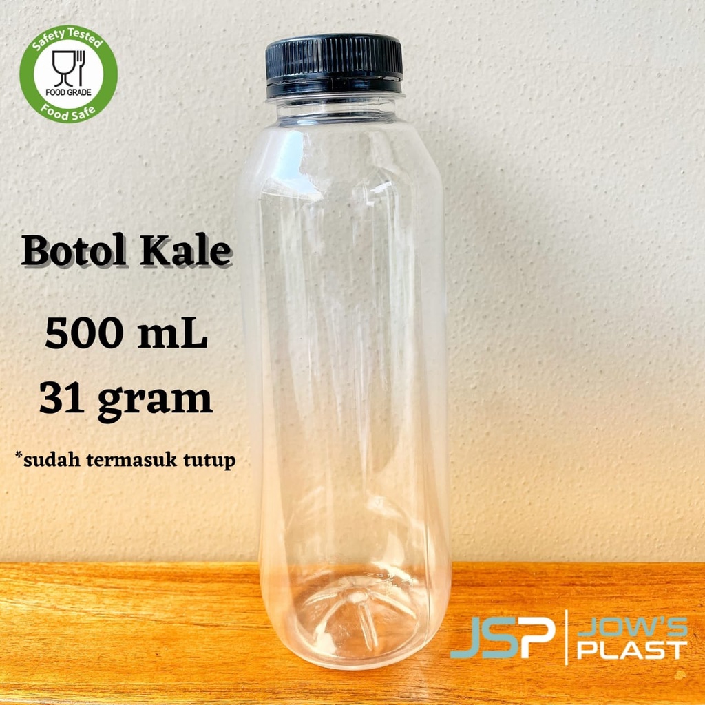 Jual Botol Kale 500 ml | PROMO FREE PAKET PACKING AMAN Min. 20 pcs | Botol Plastik PET Kale 500 ...
