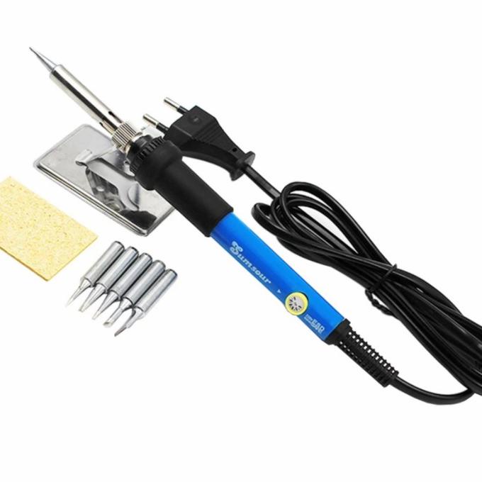 Jual JUAL Venus solder iron kit adjustable temperature 60 Watt alat las besi | Shopee Indonesia