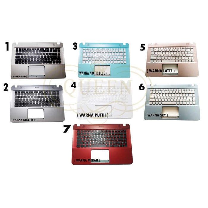 Jual Keyboard Frame Case Asus X441 Series original | Shopee Indonesia