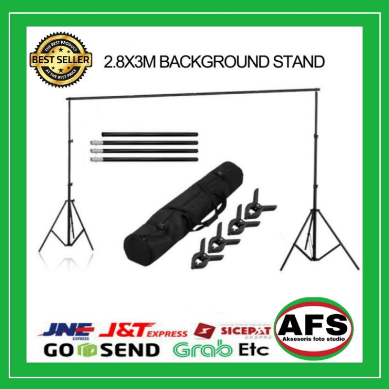 Jual Bracket Stand Backdrop Background 280cm x 300cm foto studio ...