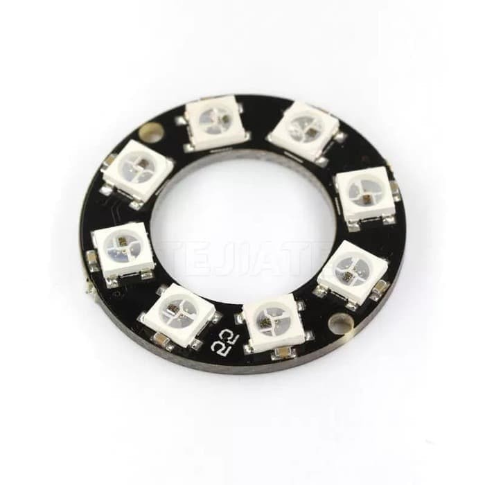 Jual Round LED RGB 8bit WS2812 Builtin Driver Neopixel WS2812B 5050 ...