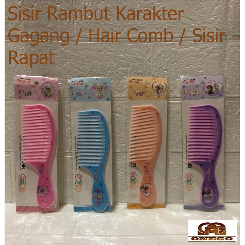 Jual Sisir Rambut Karakter Gagang / Hair Comb / Sisir Rapat | Shopee ...