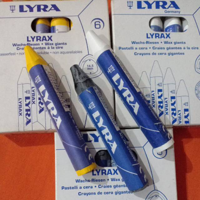 Jual Lyrax Giant Wax Crayon / Crayon Lyra Wax Satuan | Shopee Indonesia