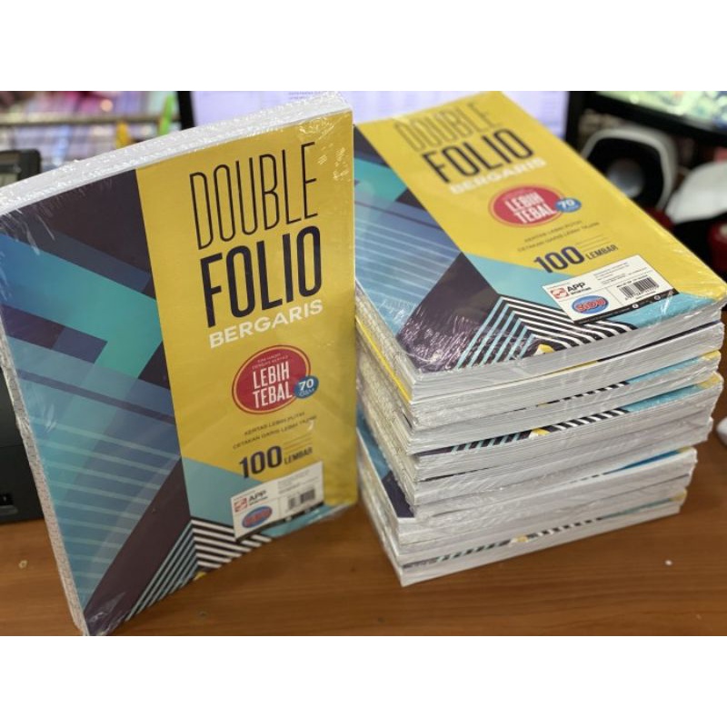 Jual Kertas / Double Folio F4 Bergaris Sidu (100 Lembar) | Shopee Indonesia