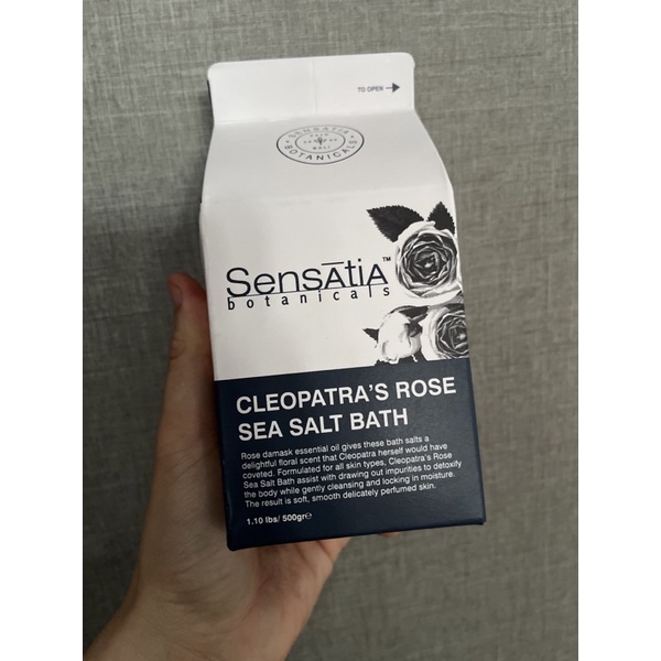 Jual Sensatia cleopatra rose sea salt bath | Shopee Indonesia