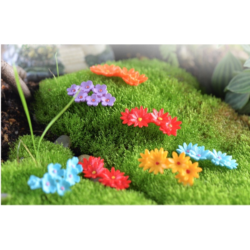 Jual miniatur berbagai jamur dan bunga untuk bermain sensory, diorama ...