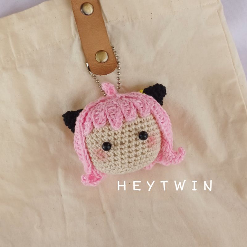 Jual Keychain Anya Forger Spy x Family anime manga bagtag keyring ganci ...