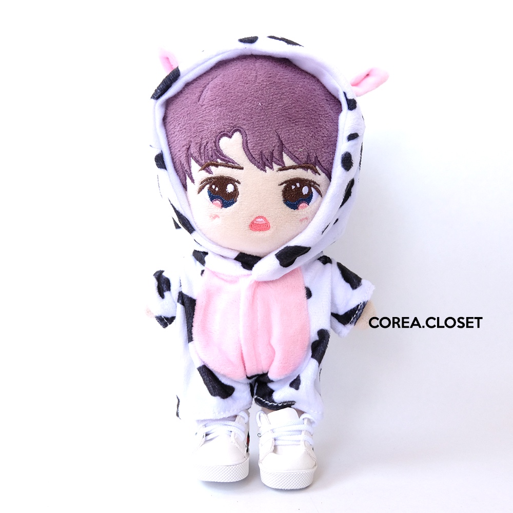 Jual READY STOCK 20cm Kpop Doll Costum - Song-Aji Oneset onesie cow ...
