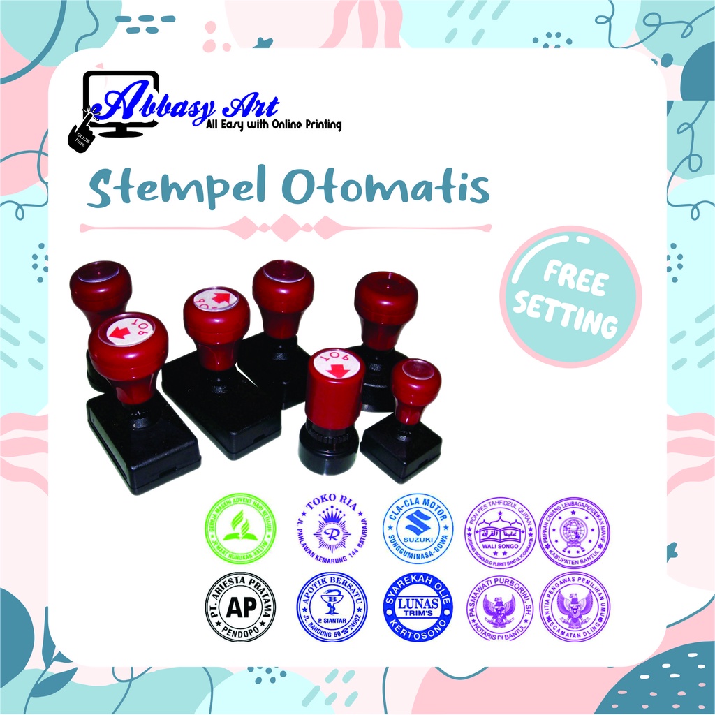 Jual Stempel Otomatis | Shopee Indonesia