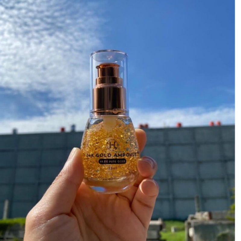 Jual HANNA GLOW PREMIUM GOLD AMPOULE 24k 25ML | Shopee Indonesia