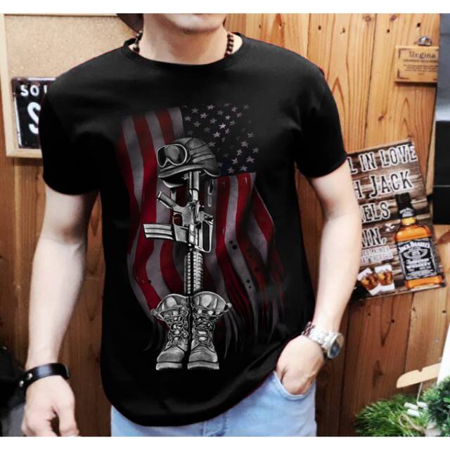 Jual Kaos Sniper Bendera EMF | Shopee Indonesia