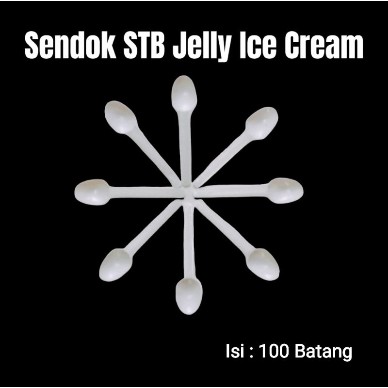 Jual Sendok Jelly Stb Isi 100pcs / Sendok Ice Cream Pudding Putih Susu ...