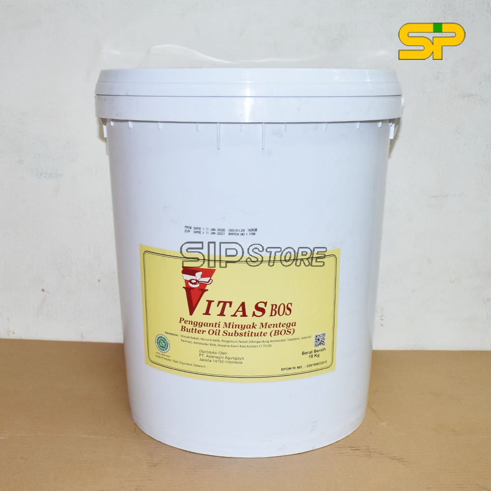 Jual VITAS BOS / Butter Oil Subtitute 18kg / Mentega / Butter | Shopee Indonesia