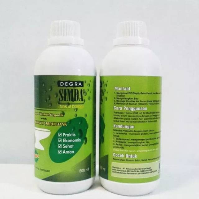 Jual DEGRA SIMBA ORIGINAL OBAT ANTI SUMBAT MAMPET MENGATASI WC SEPTIC ...
