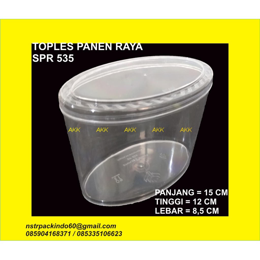 Jual TOPLES PANEN RAYA 3/4 OVAL SPR535 | Shopee Indonesia
