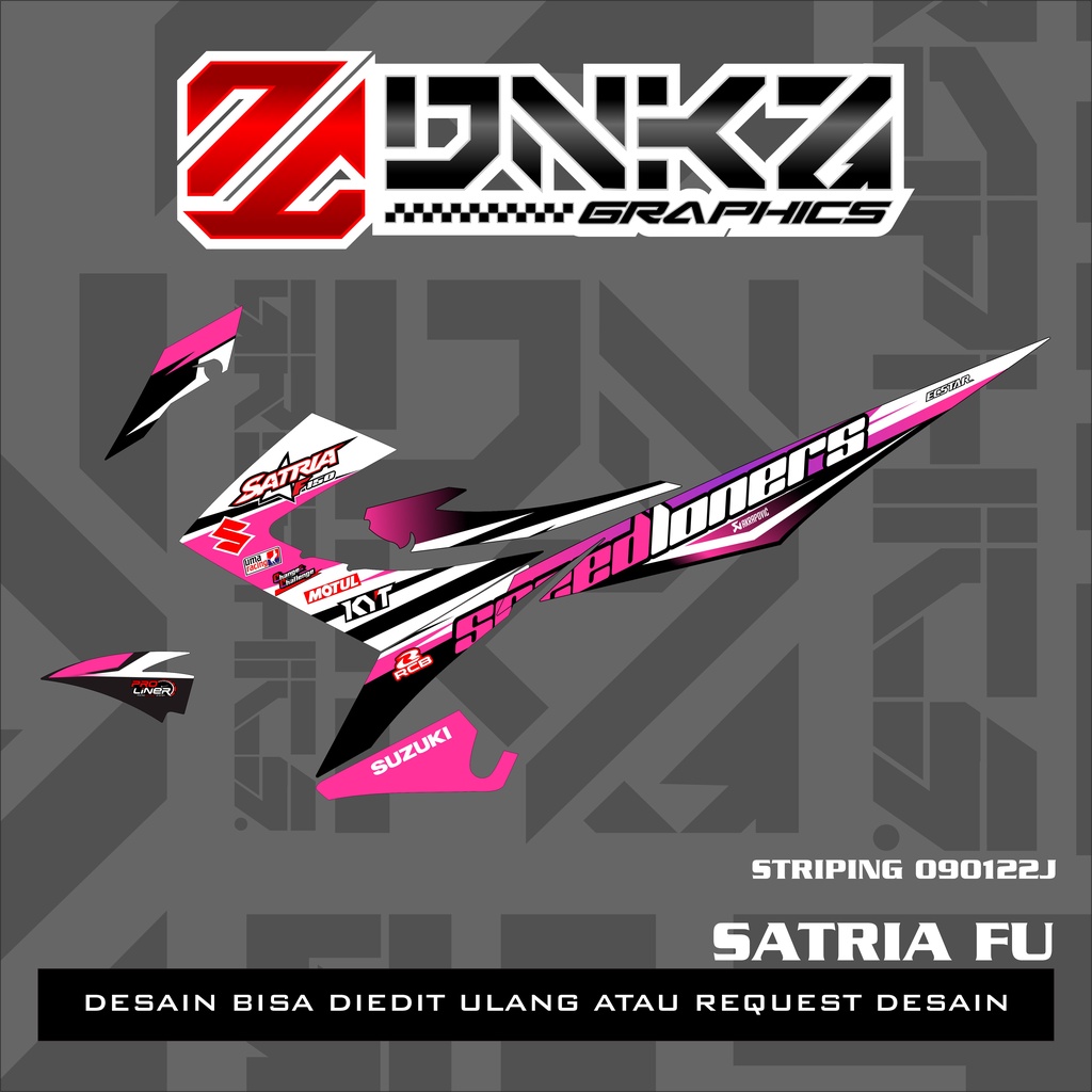 Jual Stiker Satria FU Facelift Decal Striping Satria FU Facelift ...