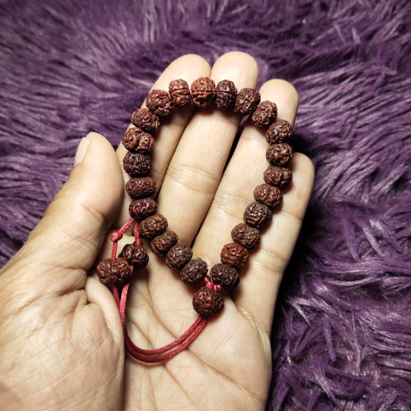 Jual GELANG BIJI JENITRI RUDRAKSHA KESEHATAN | Shopee Indonesia