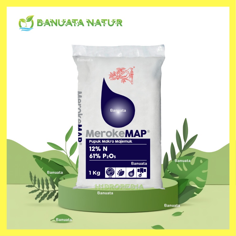 Jual Pupuk Meroke MAP Isi 1 Kg Berkualitas - Banuata | Shopee Indonesia