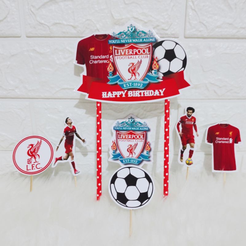 Jual Topper Liverpool Topper sepak bola Topper happy birthday topper ...