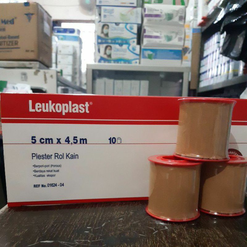 Jual Leukoplast 5cm x 4,5m / Leukoplast 2in / Leukoplast / Plester Rol Kain | Shopee Indonesia