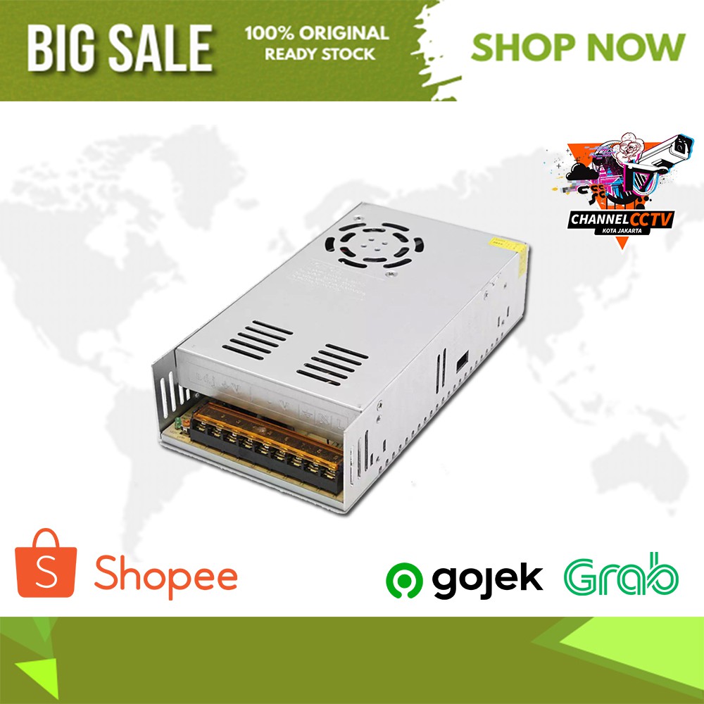 Jual Power Supply Cctv Jaring 12V 20A / Psu cctv jaring 12v 20a | Shopee Indonesia