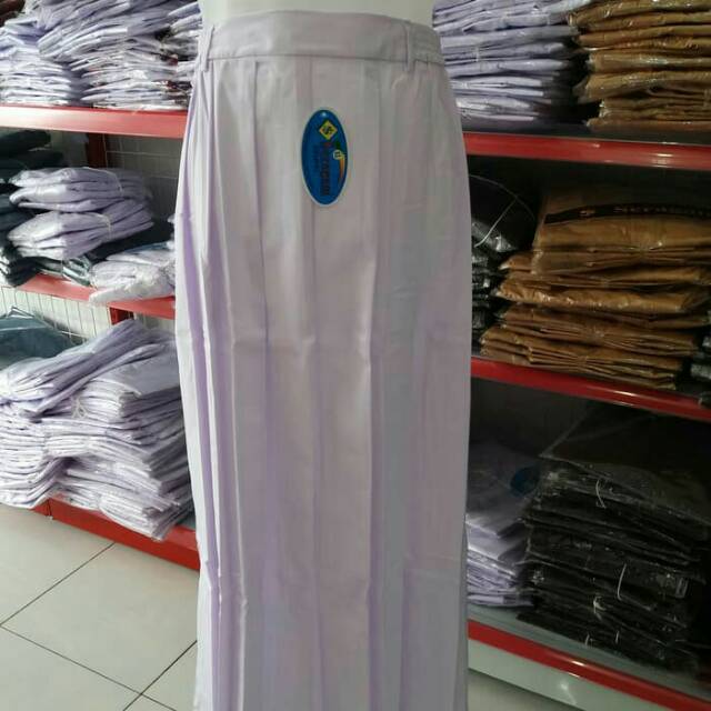 Jual ROK PUTIH SERAGAM SEKOLAH SD,SMP,SMA REMPEL PANJANG | Shopee Indonesia