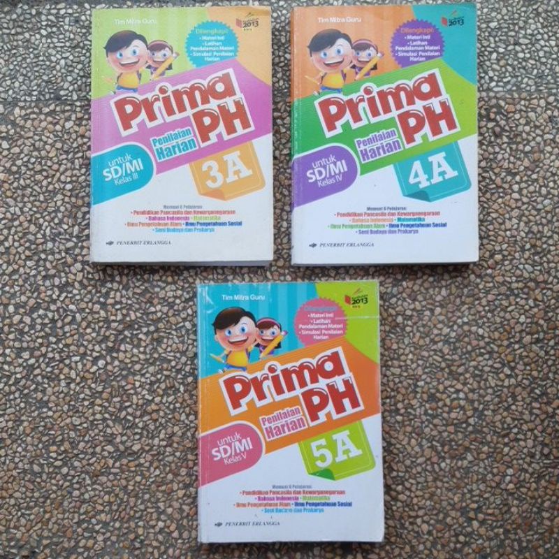 Jual buku Penilaian Harian Prima PH kelas 1a.1b.2a.2b.3a.3b.4a.4b.5a.5b.6a.6b revisi Kurikulum ...