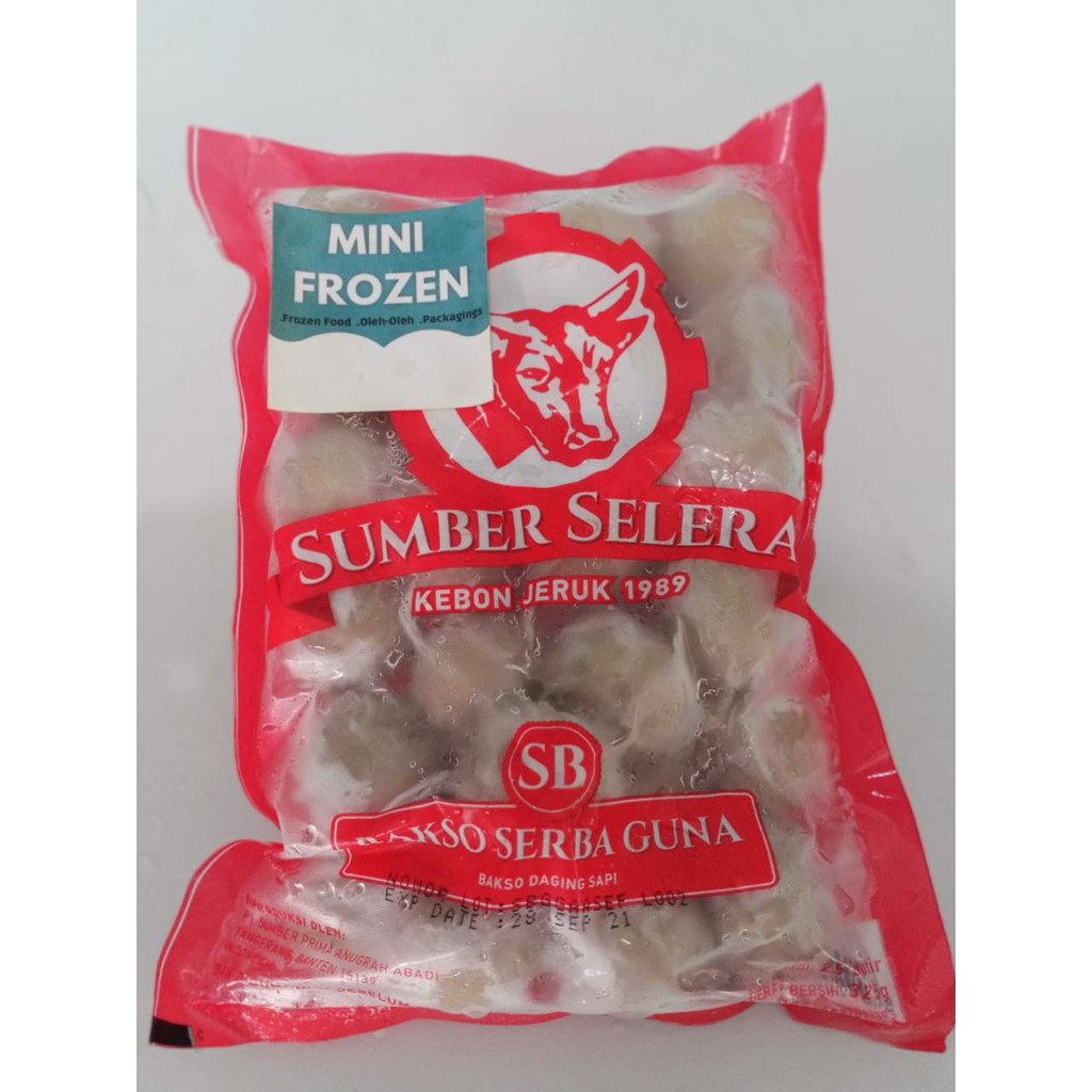 Jual SUMBER SELERA BAKSO SB SERBAGUNA BAKSO DAGING SAPI KEBON JERUK ...