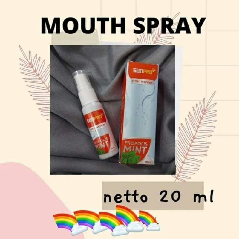 Jual KESEHATAN MULUT,SUNPRO PROPOLIS MINT MOUTH SPRAY | Shopee Indonesia