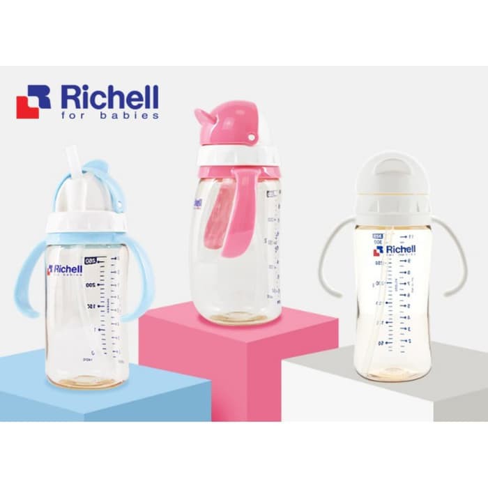 Jual Richell PPSU Straw Bottle | Shopee Indonesia