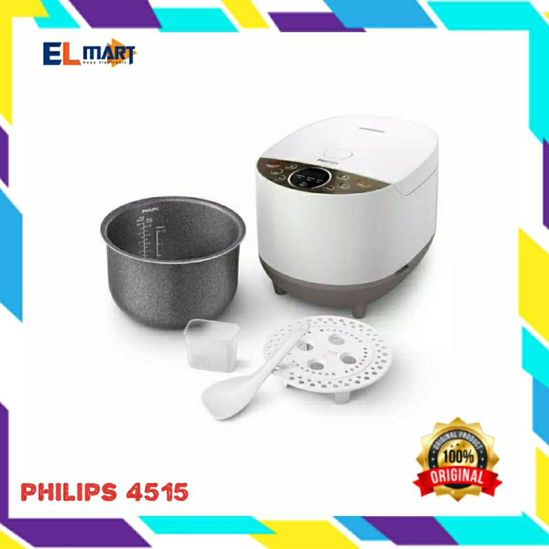 Jual PHILIPS Magic Com HD 4515 - HD4515 Rice Cooker Digital 1,8L Fuzzy ...