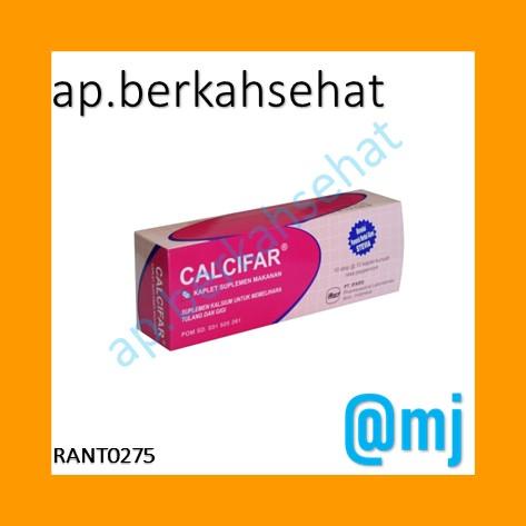 Jual VITAMIN TULANG CALCIFAR TABLET KEMASAN BOX | Shopee Indonesia