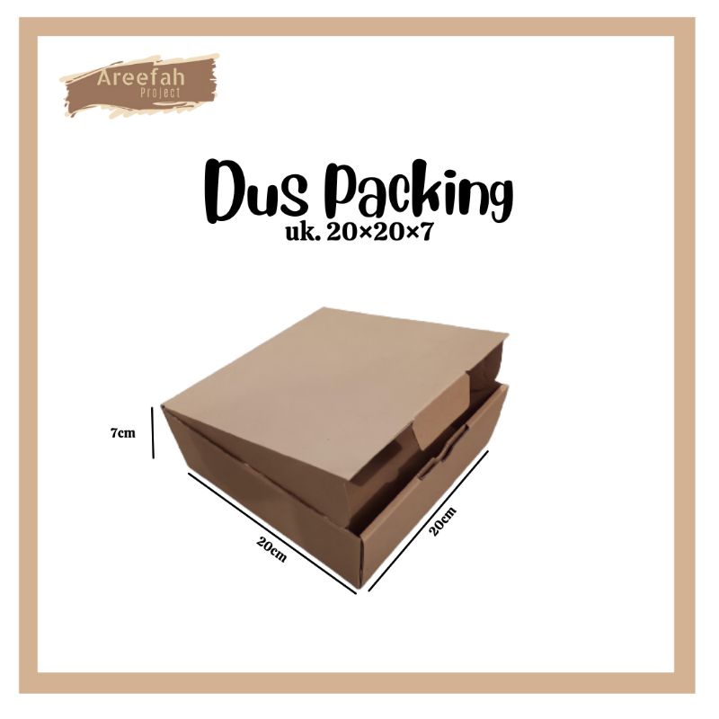 Jual KARDUS KARTON / KARDUS BOX / KARDUS PACKING DIE CUT UKURAN 20x20x7 ...