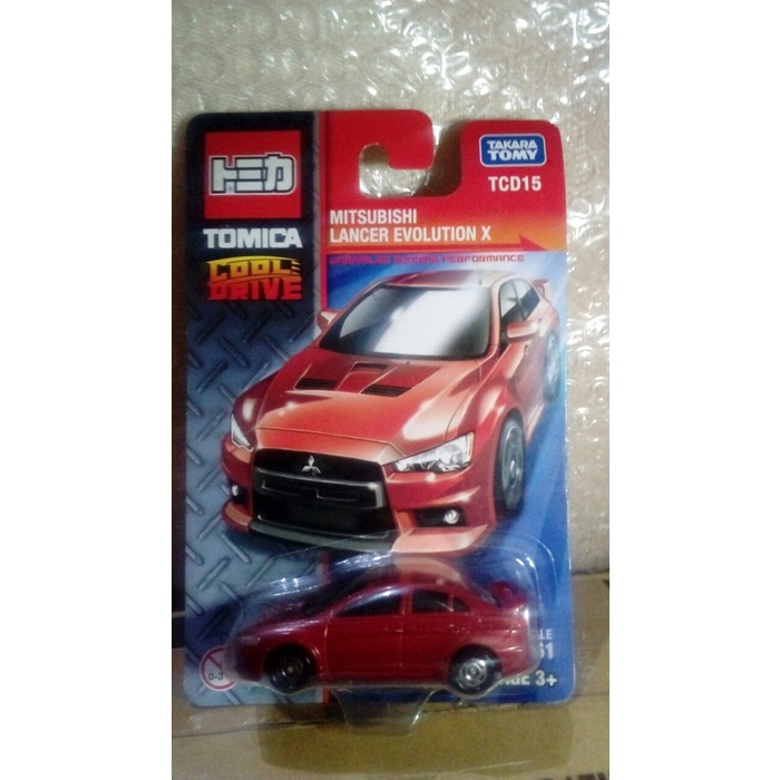 Jual Tomica Mitsubishi Lancer Evolution X Merah | Shopee Indonesia