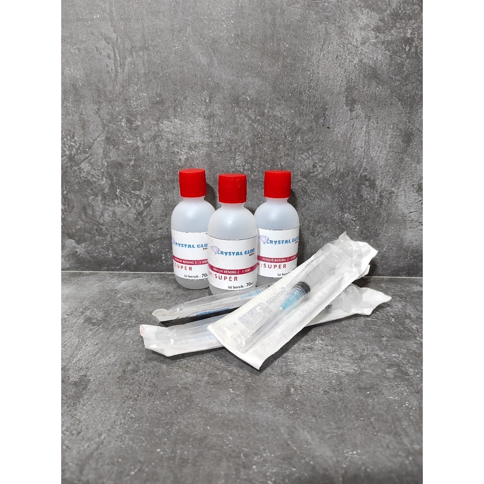 Jual Lem Akrilik Super / Acrylic Super Crystal Glue 70 ml | Shopee ...