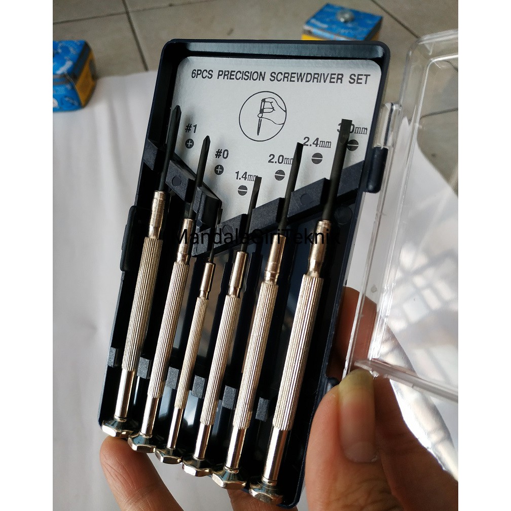 Jual Obeng jam lengkap full set model plus minus obeng set presisi ...