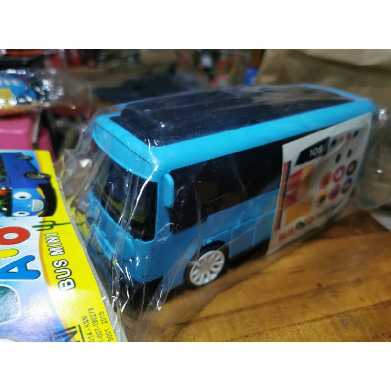 Jual mainan mobil bus dayo tayo bis bas sticker besar 20cm | Shopee Indonesia