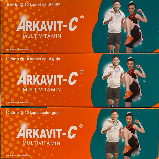 Jual Arkavit C / Vitamin C / Multivitamin / Suplemen Kesehatan | Shopee ...