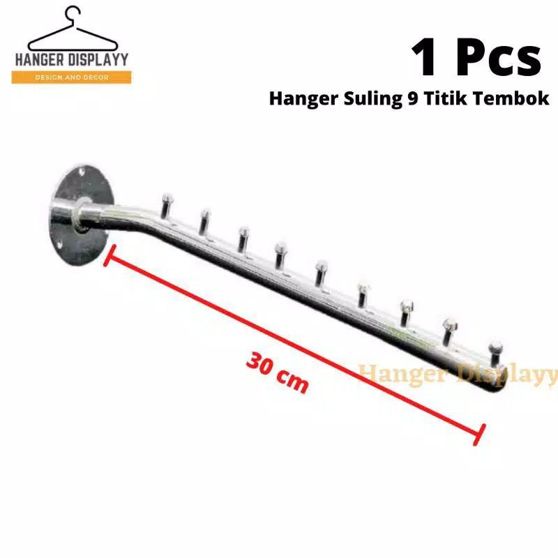 Jual stand hanger dinding 9 titik gantungan | Shopee Indonesia