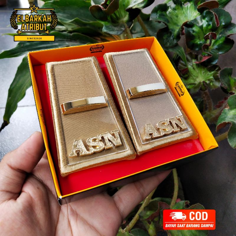 Jual PANGKAT ASN/PNS SUMSEL DASAR AKRILIK LIS BORDIR GOLONGAN 3A 3B 3C ...